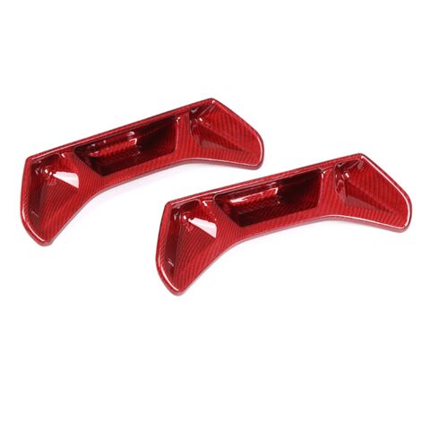 Carbon Fiber Red Car Seat Backrest Cover Trim Stickers for A90 A91 MK5 ...