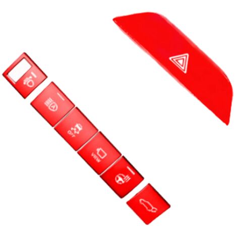 For Venza 2020-2022 Car Headlight & Warning Light Button Sticker Cover ...