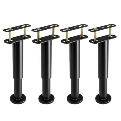 4Pcs Adjustable Height Bed Support Legs 7.08-12.6 Inch, Under Center ...