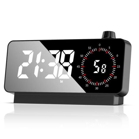 Alarm Clock with Timer: Digital Desk Battery Operated Countdown for ...