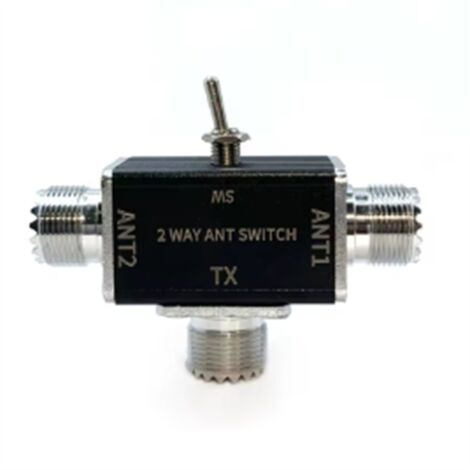 2-Way Manual Coaxial Antenna Switch - 1 Input & 2 Outputs, Rotary ...