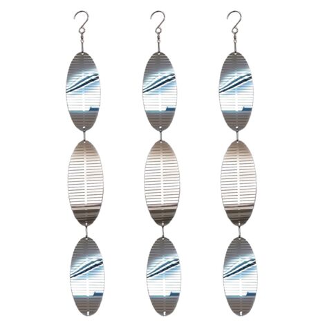 Highly Reflective Bird Scare Discs Set,9 Metal Disc Decoration for ...