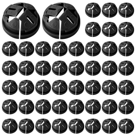 100pcs Push-in Cable Connectors,3/8-1/2 Inch Push in Connector Plastic ...