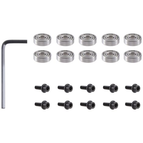 10Pcs Router Bits Top Mounted Ball Bearings Guide for Bit Bearing ...