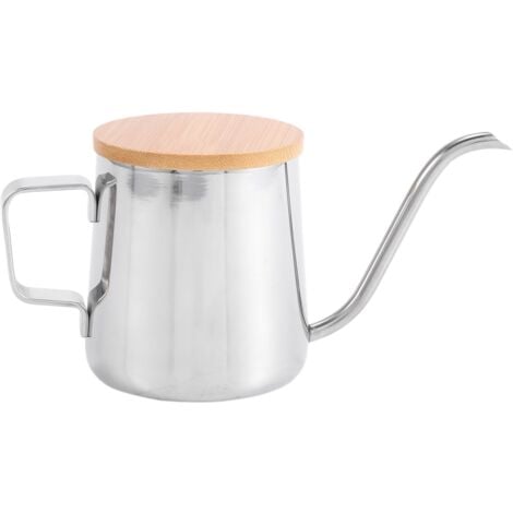 250Ml Stainless Steel Teapot Drip Coffee Pot Long Narrow Spout ...