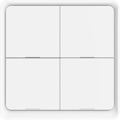 4 Gang Tuya ZigBee Wireless 12 Scene Switch Push Button Controller ...