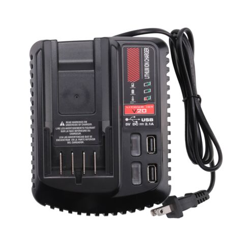 For 20V 2A Li-Ion Battery Charger Power Tool US Plug