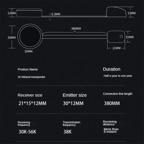 IR Remote Control Extender Infrared Repeater System