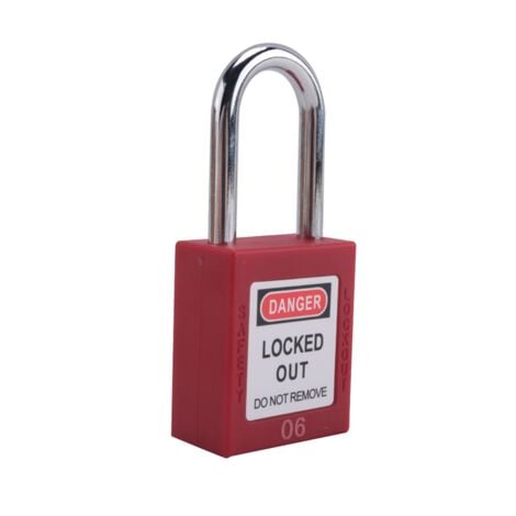 10 Red Lockout Tagout Locks with Lock Out Tag Tags, Keyed Different,Compliant Safety Locks(Red ...