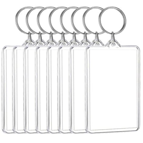 Picture Keychains Photo Frame Key Chain Pendant Souvenir Decorative ...