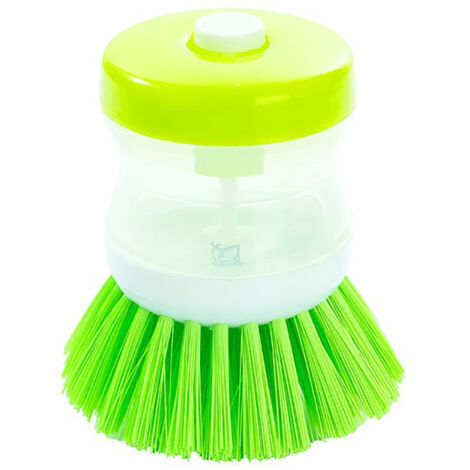 Kitchen Wash Tool Pot Dish Plastic Brush with Washing Up Liquid Soap ...