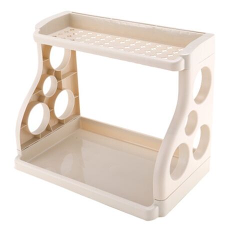 Kitchen Shelves Multifunctional Shelf Corner Dish Rack Perforated ...