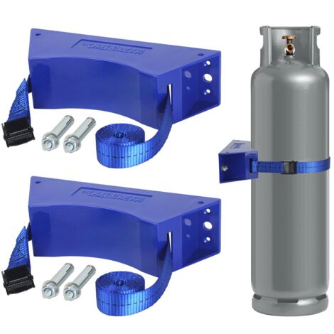 Propane Tank Holder Mount Gas Cylinder Wall Mounted Bracket with Screws ...