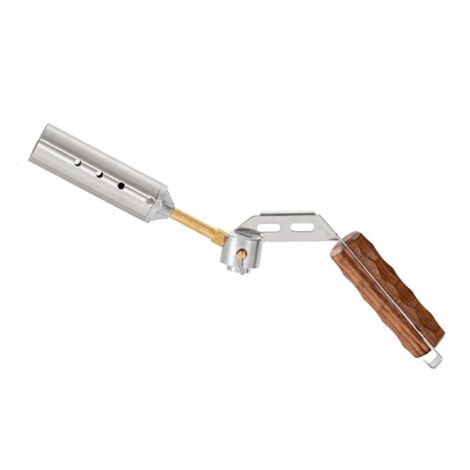 Outdoor Gas Torch 3600Kacl High Power Folding Walnut Handle Camping BBQ ...