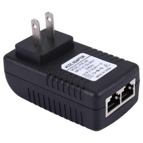 Power Supply Ethernet POE Injector Adapter for IP Phone Gateway Camera ...