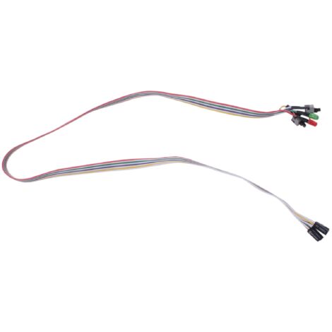 PC Case Red Green LED Lamp ATX Power Supply Reset HDD Switch Lead 20"