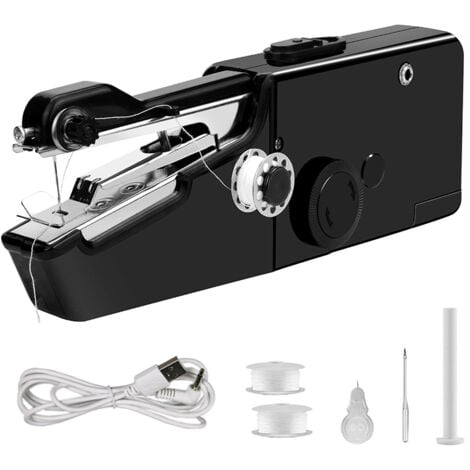 USB Electric Handheld Sewing Machine Kit, Cordless Mini Quick Repairing ...