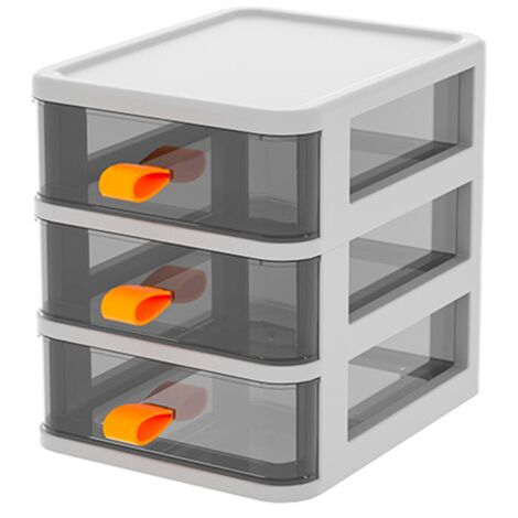 Transparent Desktop Organizer Boxes Storage Drawers Plastic Container ...