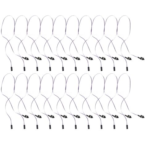 20Pcs 50cm Long Power Button Switch Cable for PC Reset Computer ...