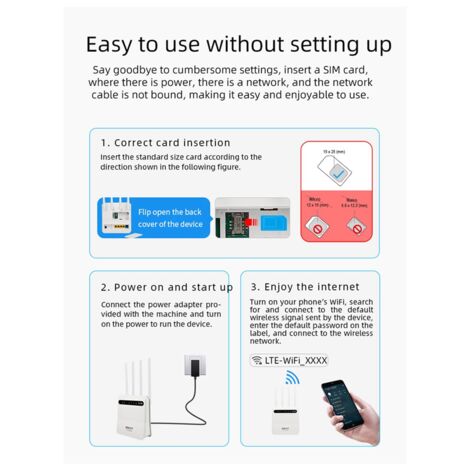 New With Battery 4G LTE CPE 5 Ports Hotspot WiFi Router