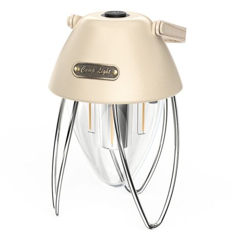 Camping Lamp Rechargeable Portable Outdoor Mountain White Light Warm ...