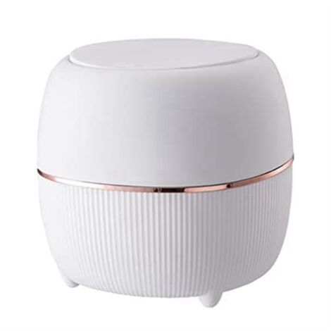 Mini Waste Bin, Table Bin with Lid, Small for Kitchen, Bathroom, Bed ...