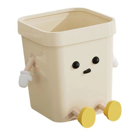 Trash Can Interesting Cute Garbage Bin Rubbish Container for Home ...