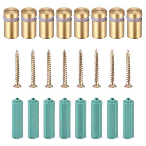 8 Sets Standoff Screws Advertising Nail Wall Mounting Hardware for ...