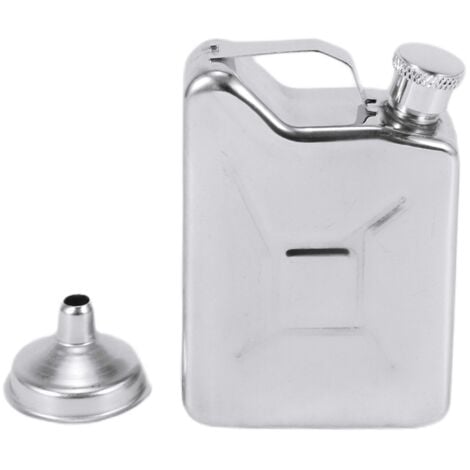 Mini Stainless Steel 5oz Hip Flask Liquor Whiskey Alcohol Fuel Gas ...