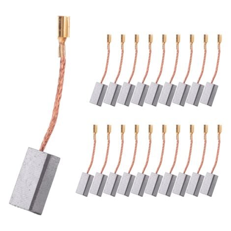 20 Pcs Carbon Motor Brushes, Replacement Angle Grinder Brush for Power ...