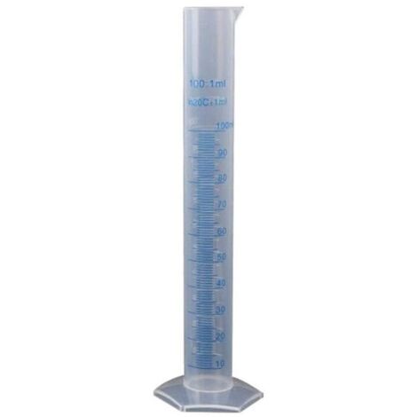 Measuring Cylinder Plastic Graduated Tube Tool for Lab(100Ml)