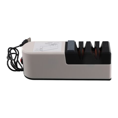 USB Fast Electric Knife Sharpener Automatic Adjustable 3 for Knives ...