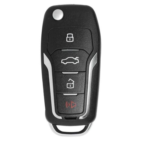 For XKFO01EN Universal Wire Remote Key Fob Flip 4 Button for Style VVDI ...