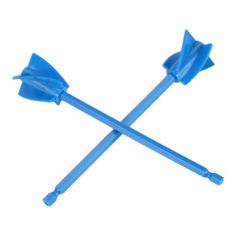 2 Pack Resin Mixer Paddles,Epoxy Attachment for Drill, Reusable Paint ...