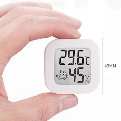 6Pcs Mini Digital Thermometer Hygrometer Indoor Humidity Gauge Meter ...