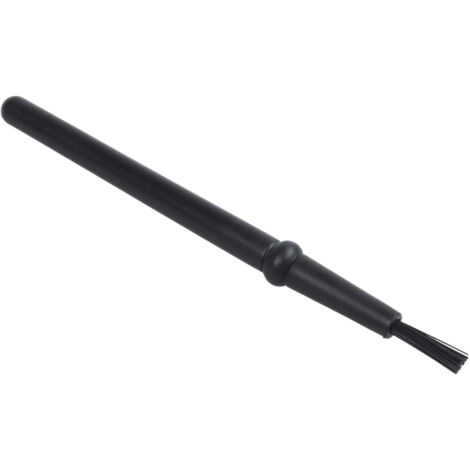 Black Round Handle PCB Cleaning Tool Anti Static Brush 5.5 inch