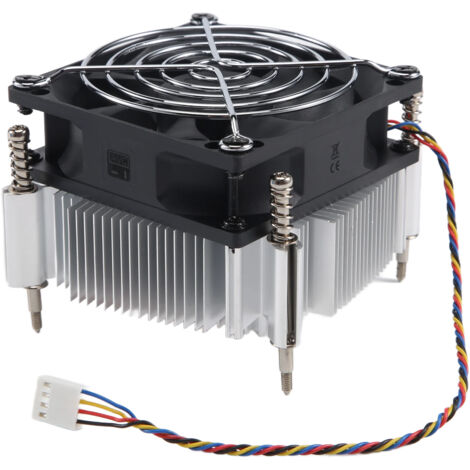CPU Cooler Fan Cooling 1366 2011 1155 4-Pin Wire Temperature Control ...