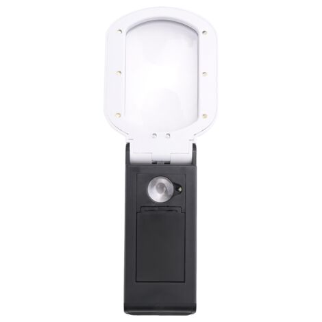 Magnifying Glass with Light, 25X 10X Rechargeable Handheld and Standing ...