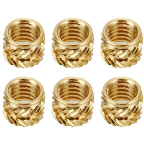 50Pcs 3D Printing Model Insert Nut, Knurled Brass Injection Molding Nut ...