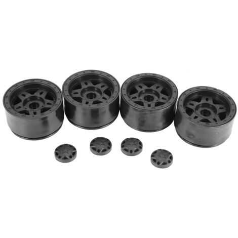 4PCS Plastic Beadlock 2.2 Wheel Hub Rims for 1/10 RC Crawler Car Axial ...