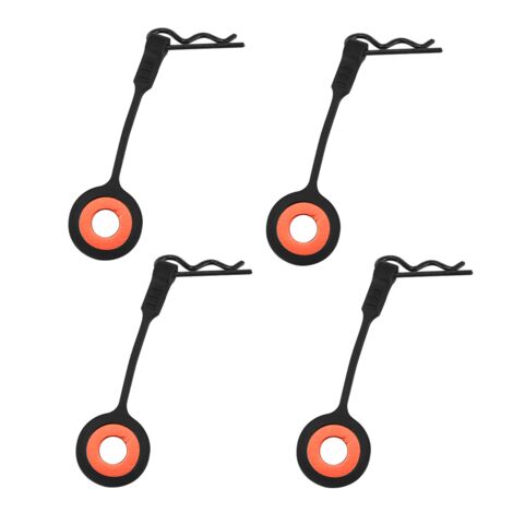 4Pcs Rubber+Metal Car Body Clip Shell Fixed Buckle Lock for 1/8 1/10 RC ...