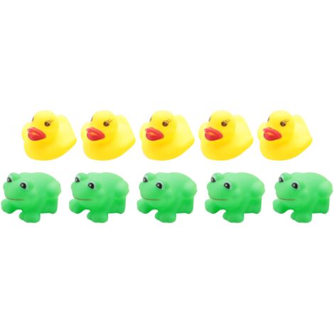 1 set of Frogs & Ducks 5Pcs+5Pcs Toys