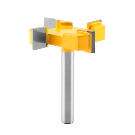 8mm Shank Spoilboard Surfacing Router Bit, 4 Flute Face Mill, Milling Bit