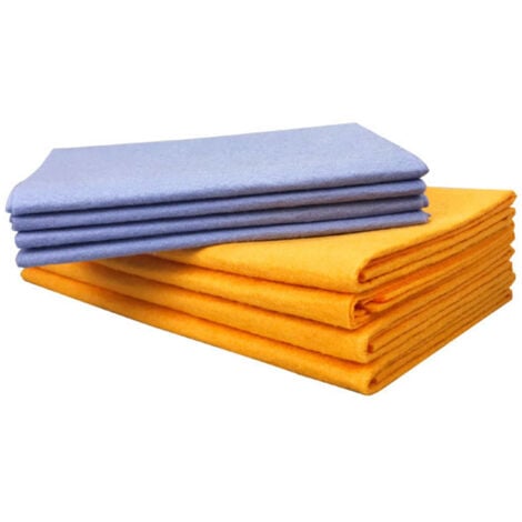 8PCS High Efficient Anti-grease Bamboo Fiber Dish Cloth Washing Towel ...
