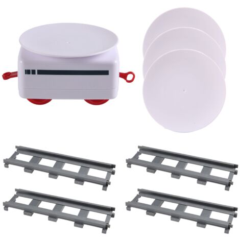 Sushi Train Rotary Toy Track Conveyor Belt Rotating Table Kid Food Set ...