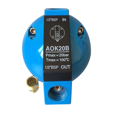 AOK20B Drain Valve, Automatic Float Accessories Dn15 20bar for Air ...