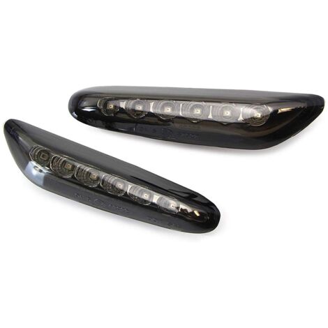 Smoked Lens Amber LED Front Side Marker Light Kit for 1 3 5 Series ...