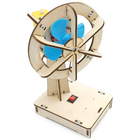 DIY Electric Fan Model Assemble Kit Electronic Science Experiment ...