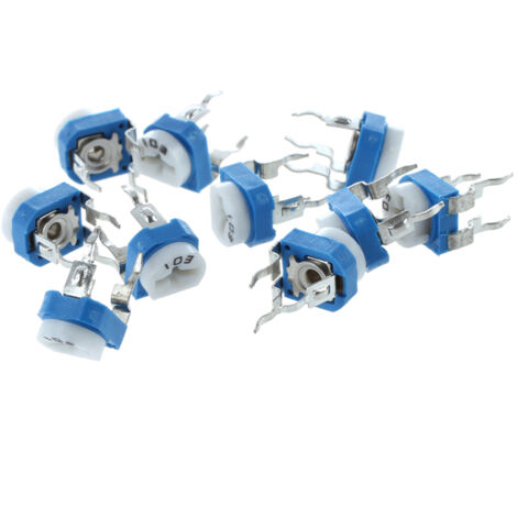10X 6mm 10k ohm Horizontal Variable Pot Potentiometer Cermet Trimmer ...
