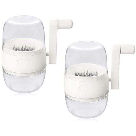 2X Hand Crank Nut Chopper Grinder for Pecans Walnuts, Multi-Saute ...